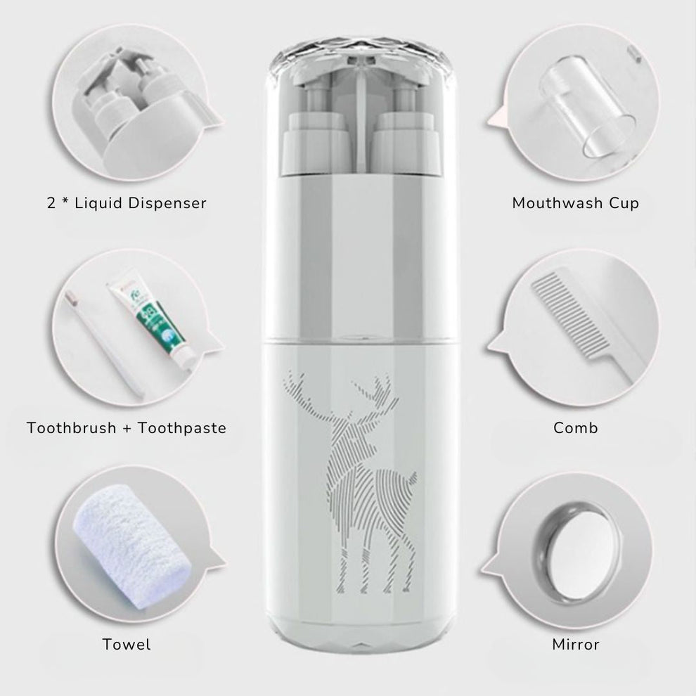 (50% OFF) - 6 in 1 Essential Travel Kit – 21Gadget.in