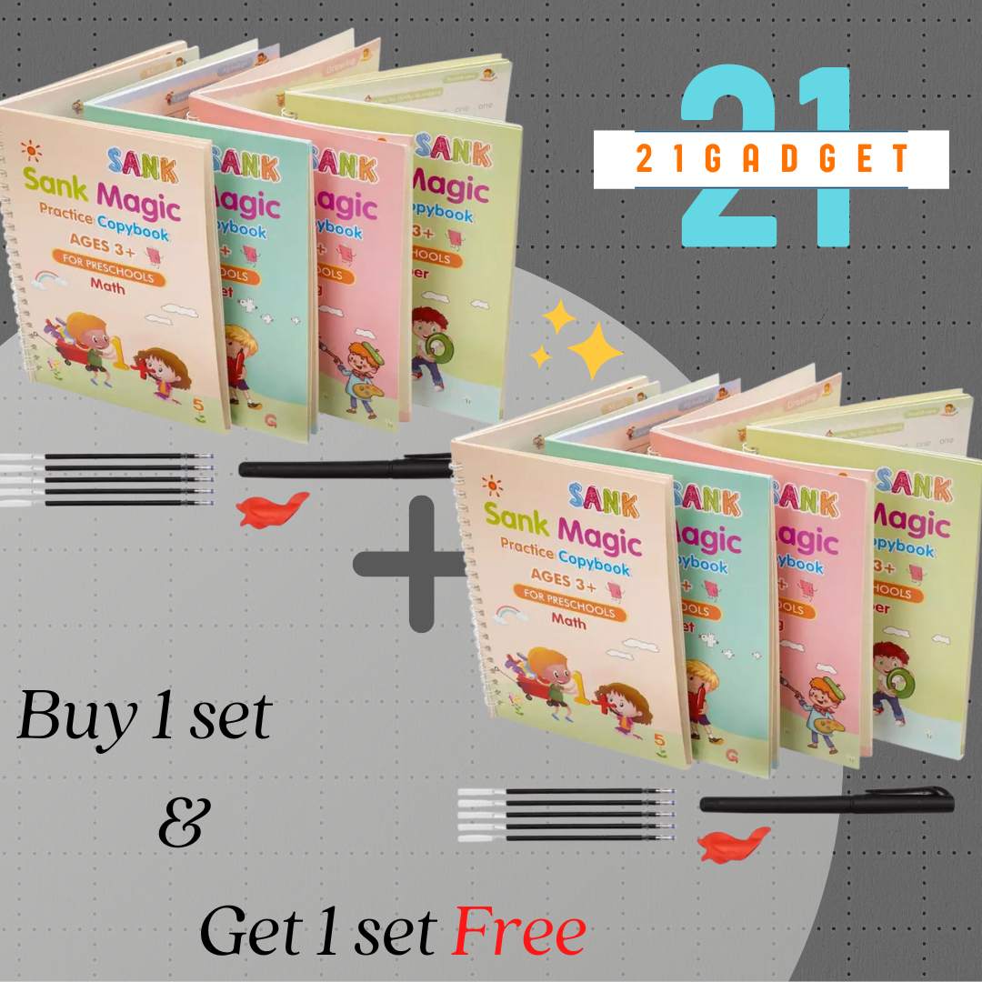 Magic Book Buy 1 set & Get 1 set FREE!!! ( 8 Book + 20 Refill+2 Pen+2 ...