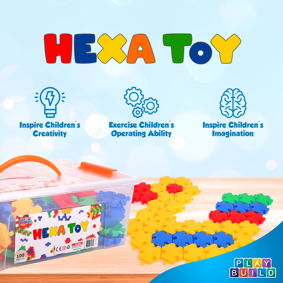 Hexa Build Toys || Educational Building Blocks For Kids🔥 – 21Gadget.in